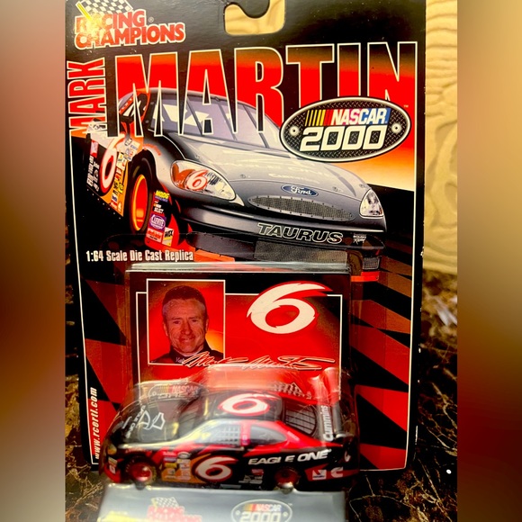 Nascar | Toys | Nascar 200 Racing Champions 6 Mark Martin 64 Scale Die ...